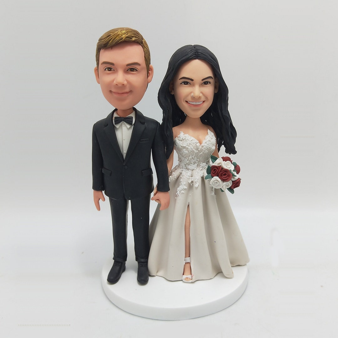 Personalized Couple Figurine, Custom Couple Figure, Wedding Cake Topper ...