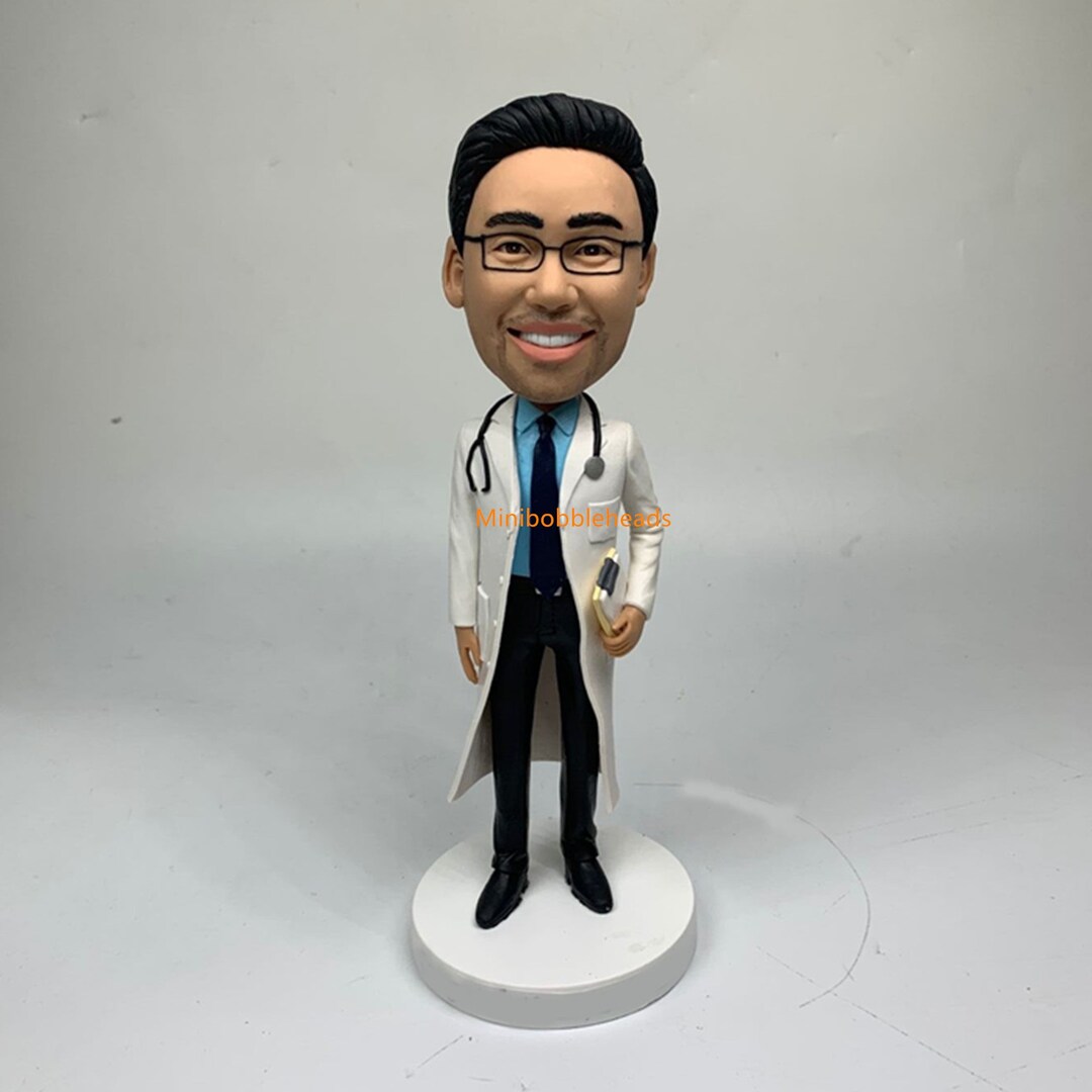 Custom Man Doctor Bobblehead,gift for Doctor, Custom Medical Doctor ...