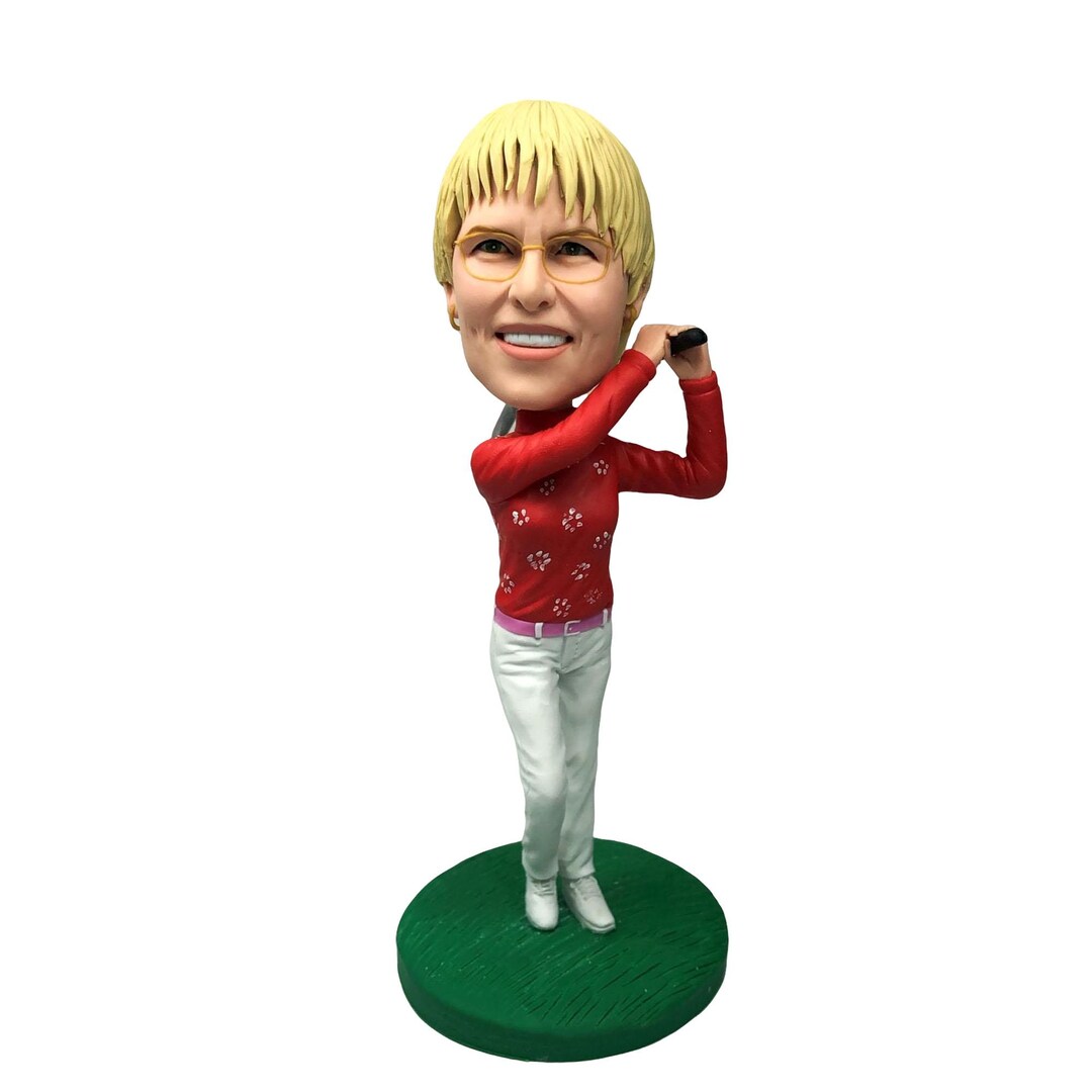 Custom Bobbleheads for Golf Fan, Personalized Golf Gifts for Her ...