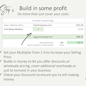 Pricing Calculator Worksheet to Price Handmade Products | Auto ...