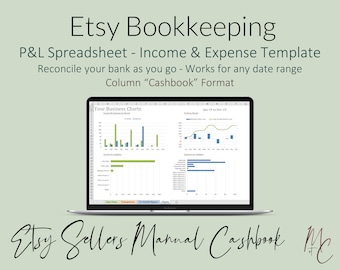 Business Expense Spreadsheet - Etsy
