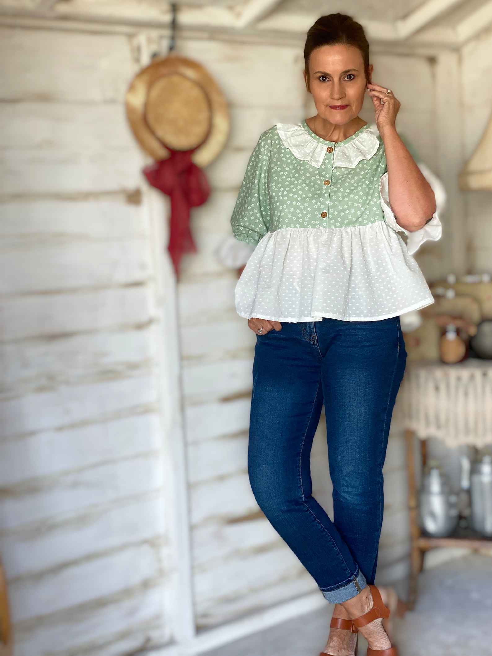 The Dixie Dress & Blouse Sewing Pattern PDF Sewing Maxi - Etsy