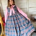 Womens Pinafore Dress Sewing Pattern, Downloadable PDF, Tiered Style ...