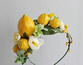 Lemon Crown - Etsy