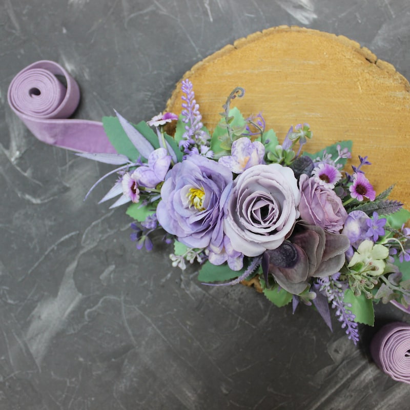Lavender Bridal Sash - Etsy