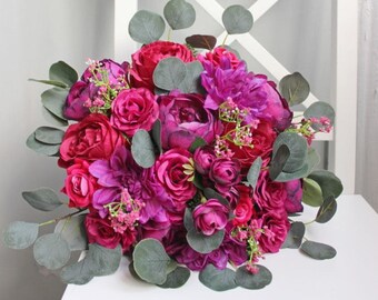 Fuchsia Bouquet - Etsy