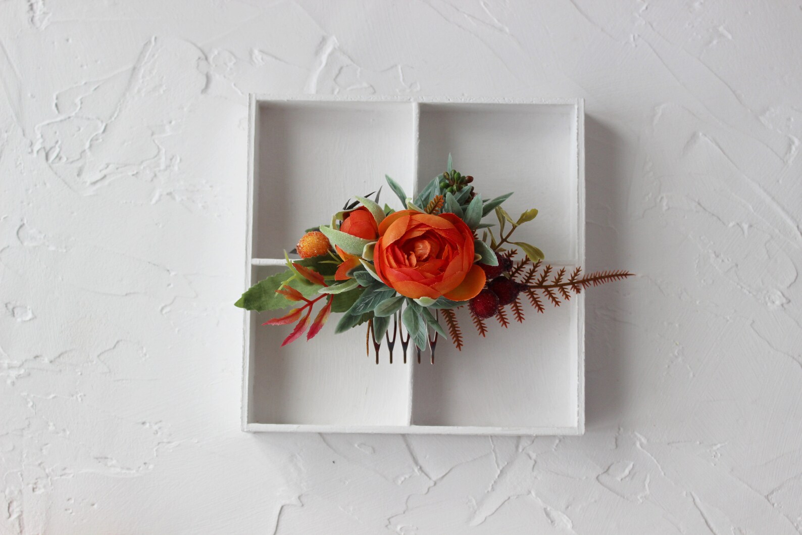 Burnt Orange Boutonniere for Men Fall Wedding Buttonhole | Etsy