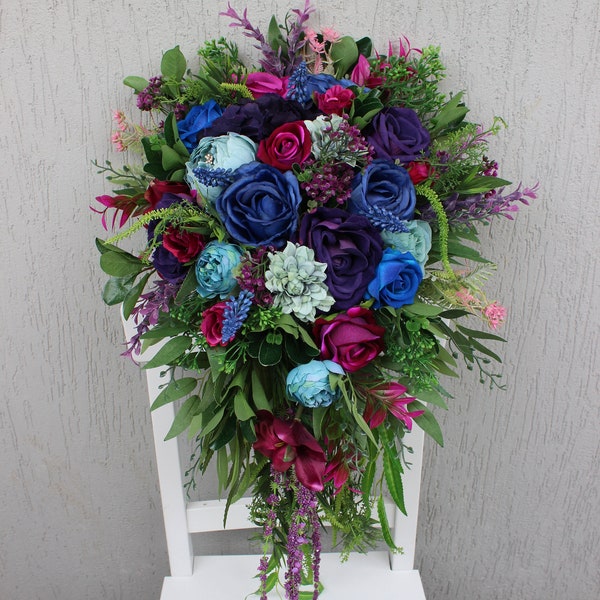 Magenta Bouquet - Etsy