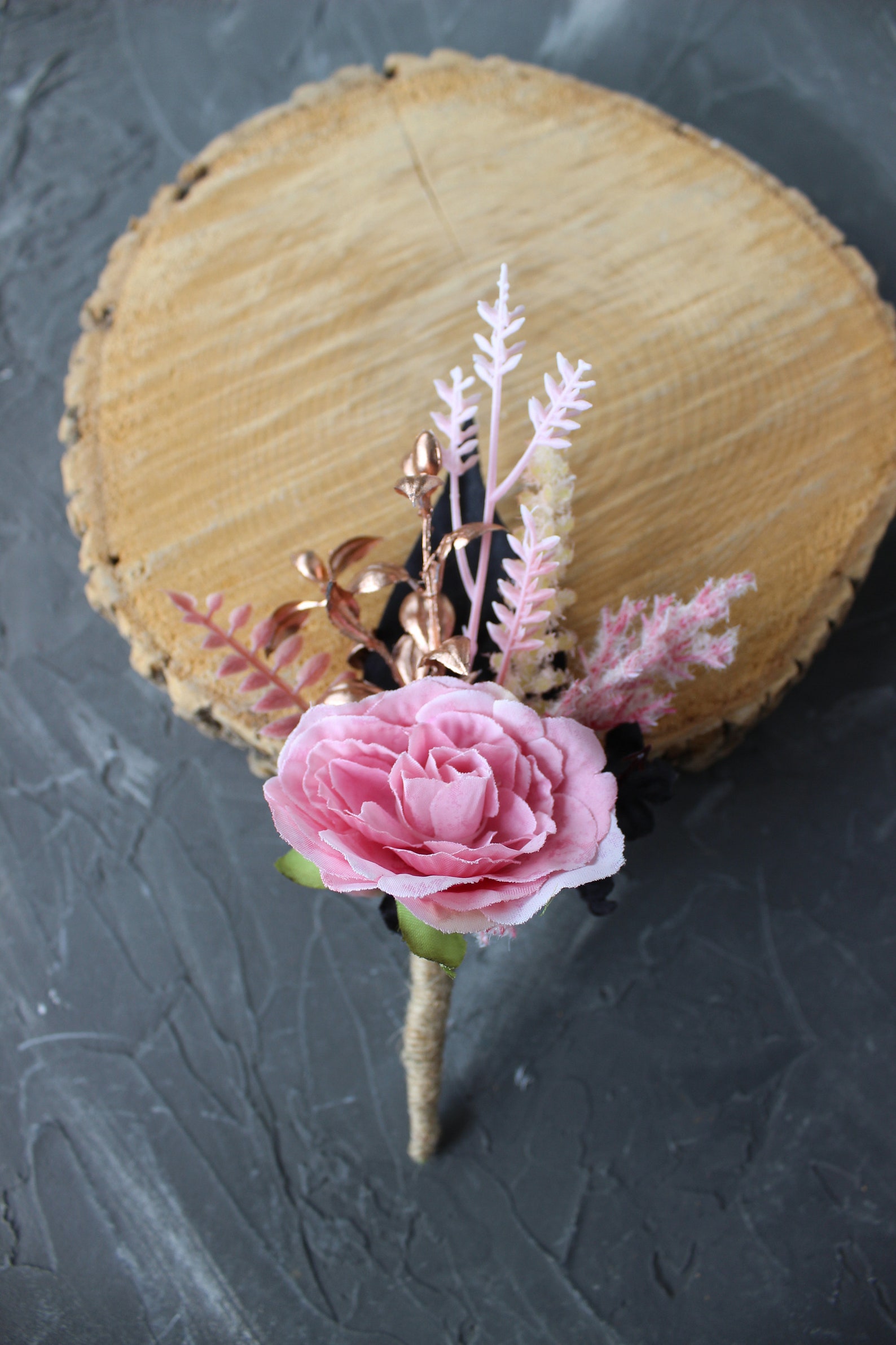 Black Ivory Rose Gold Arch Flowers Gothic Wedding Flower - Etsy