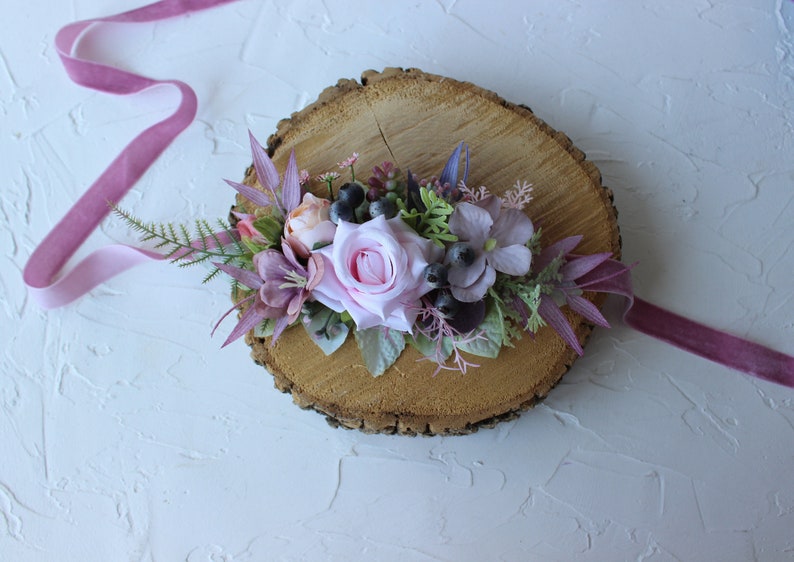 Pastel Sash Belt Flower Girl Sash Purple Pink Wedding Sash | Etsy