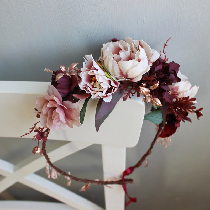 Gold Flower Crown - Etsy