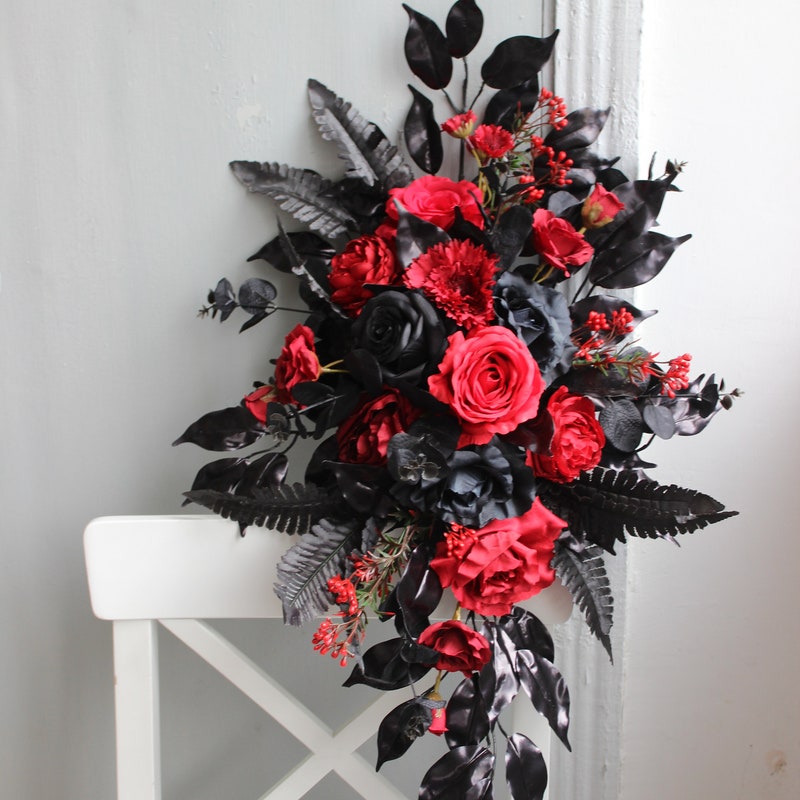 Red and Black Party Decor - Etsy