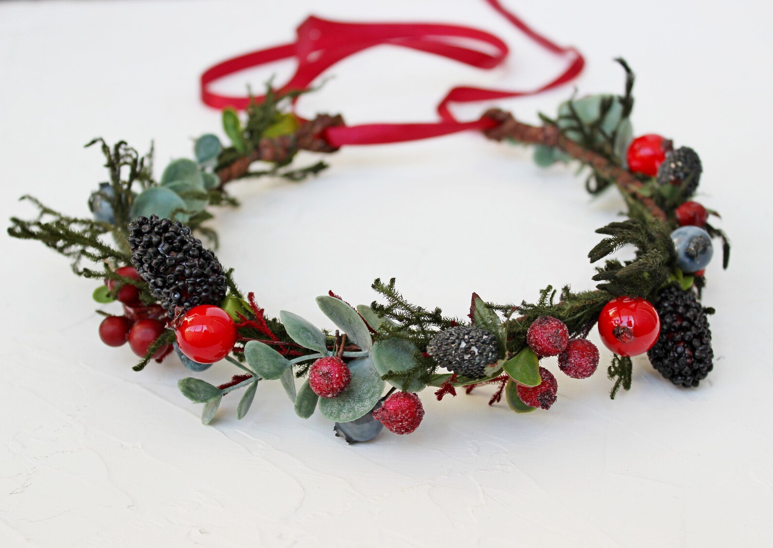 Woodland Wedding Crown Cottagecore Headpiece Rustic Flower - Etsy