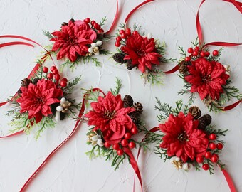 Winter Corsage - Etsy