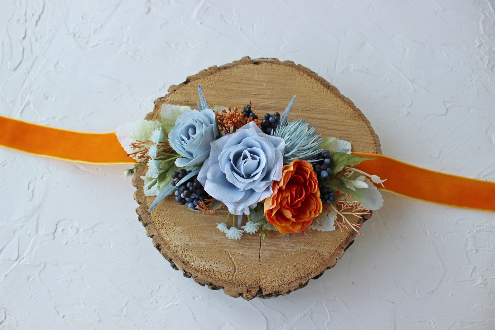 Navy Orange Bridal Sash, Fall Wedding Sash Belt, Flower Girl Belt - Etsy