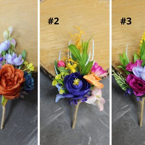 Colorful Pocket Square, Rainbow Pocket Boutonniere, Groom Fiance Pocket ...