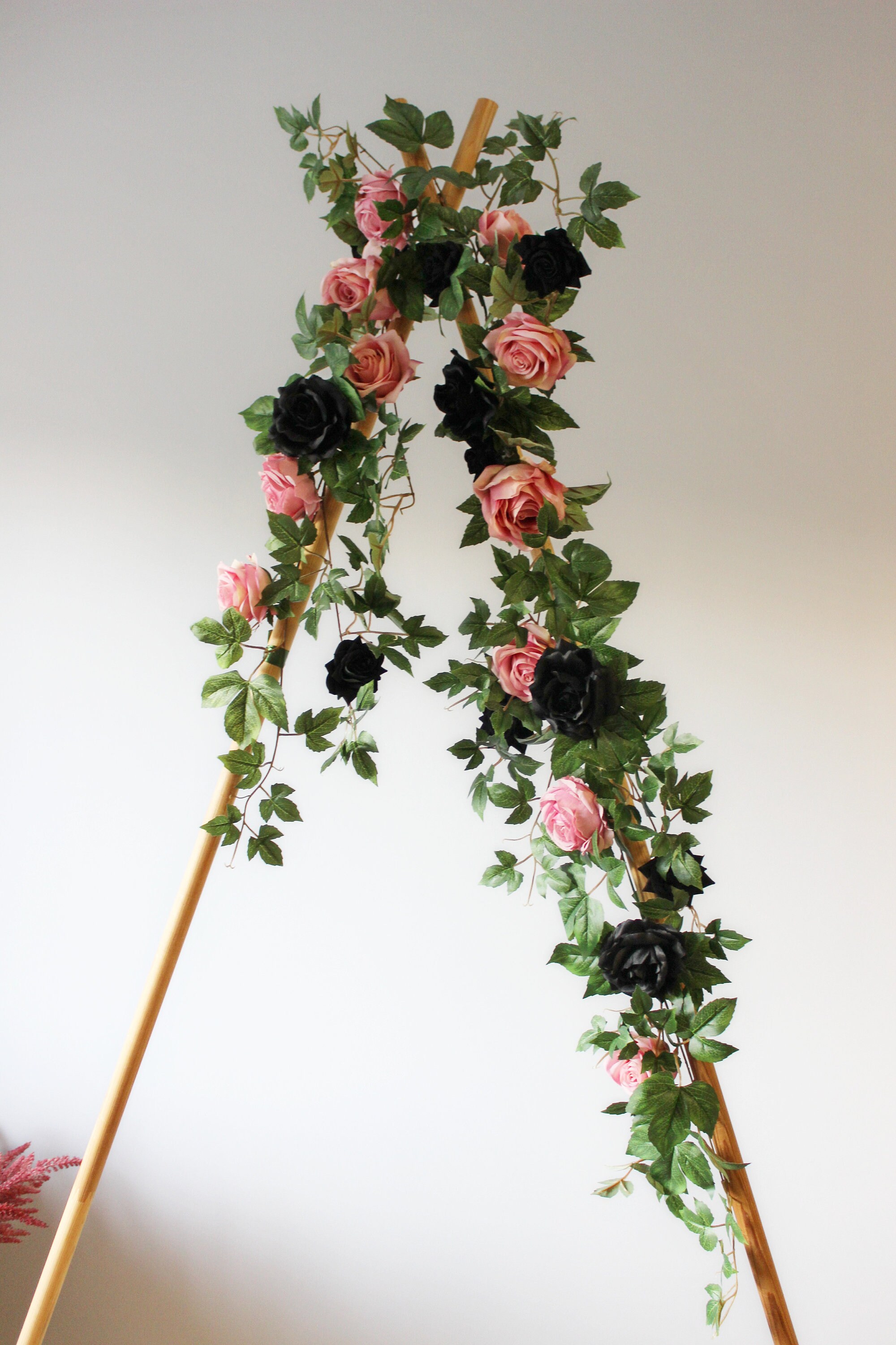 Wedding Arch Garland, Silk Flower Garland, Textile Greenery Garland ...