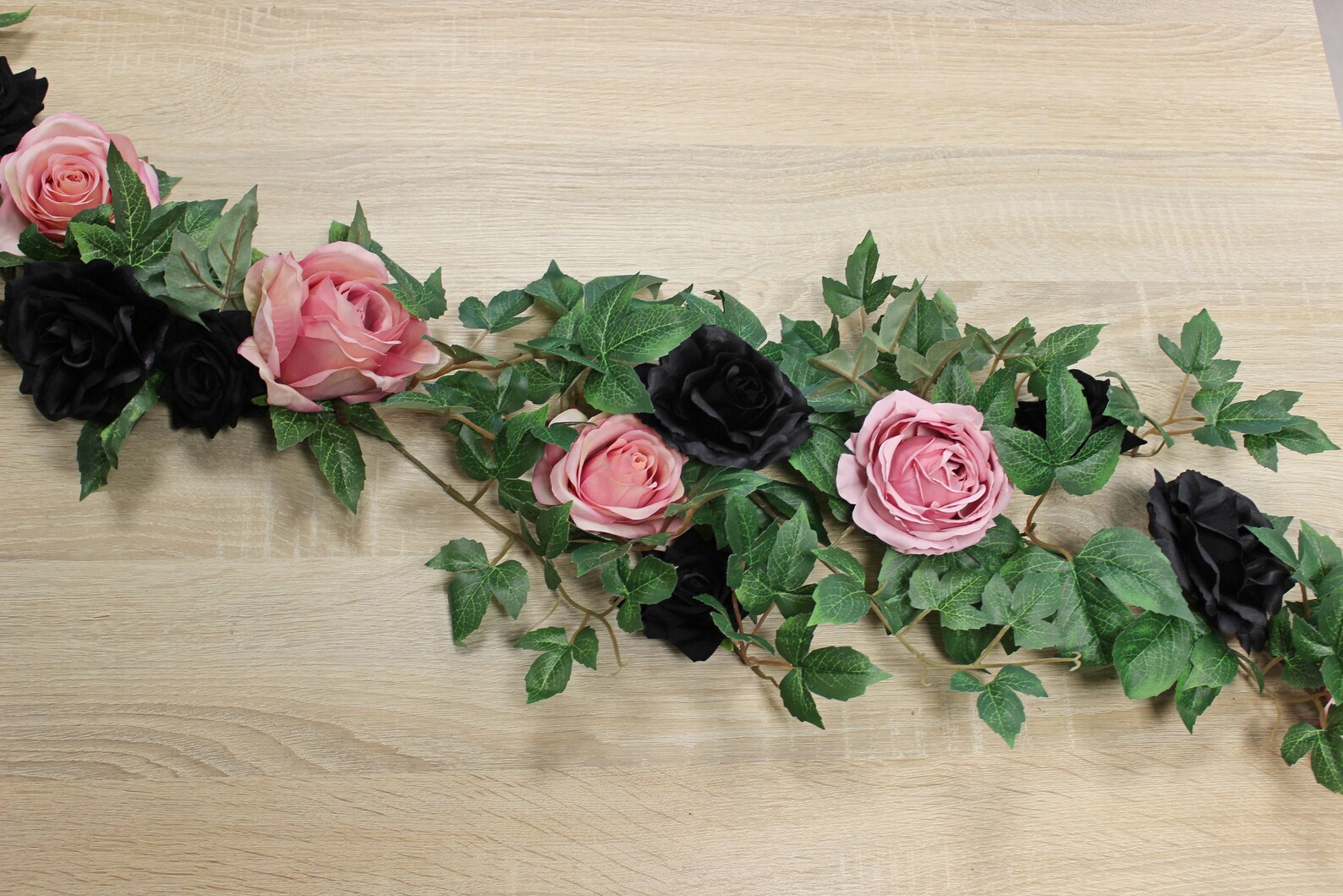 Wedding Arch Garland, Silk Flower Garland, Textile Greenery Garland ...