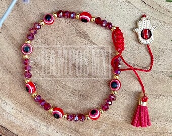 Red Mexican Bracelet - Etsy