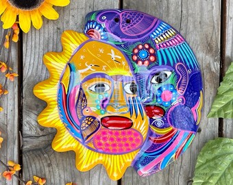 Sun and Moon Plate | Etsy