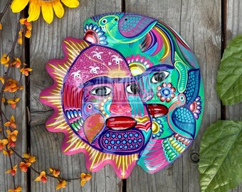Sun and Moon Plate | Etsy