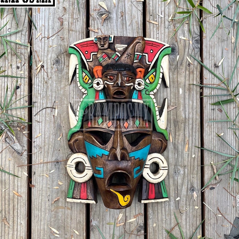 Mayan Mask - Etsy