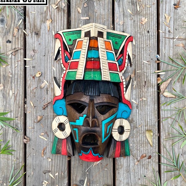 Mayan Mask - Etsy