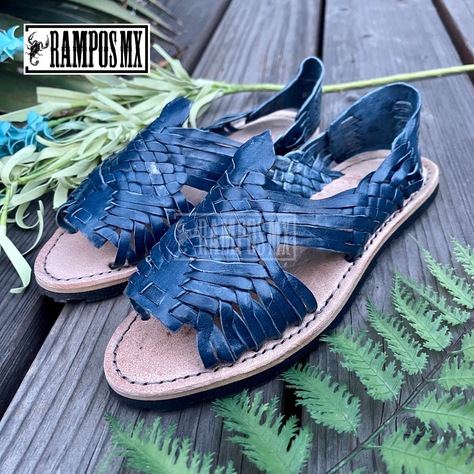 Womens Mexican Handmade Leather Pachucos Sandals Mexican - Etsy