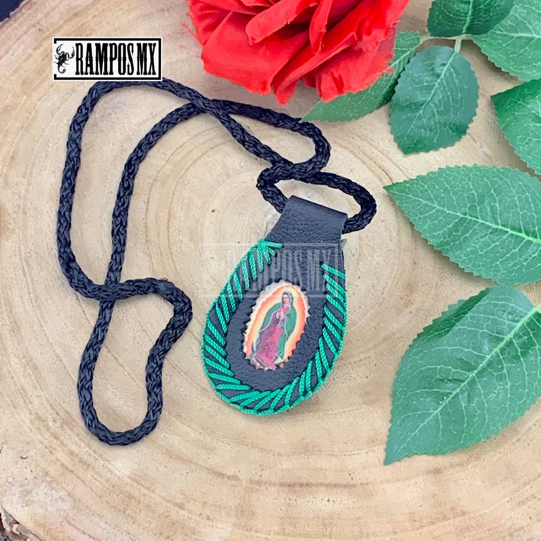 Holy Scapulars Religious, Virgen De Guadalupe Vinyl Leather St Mary of ...