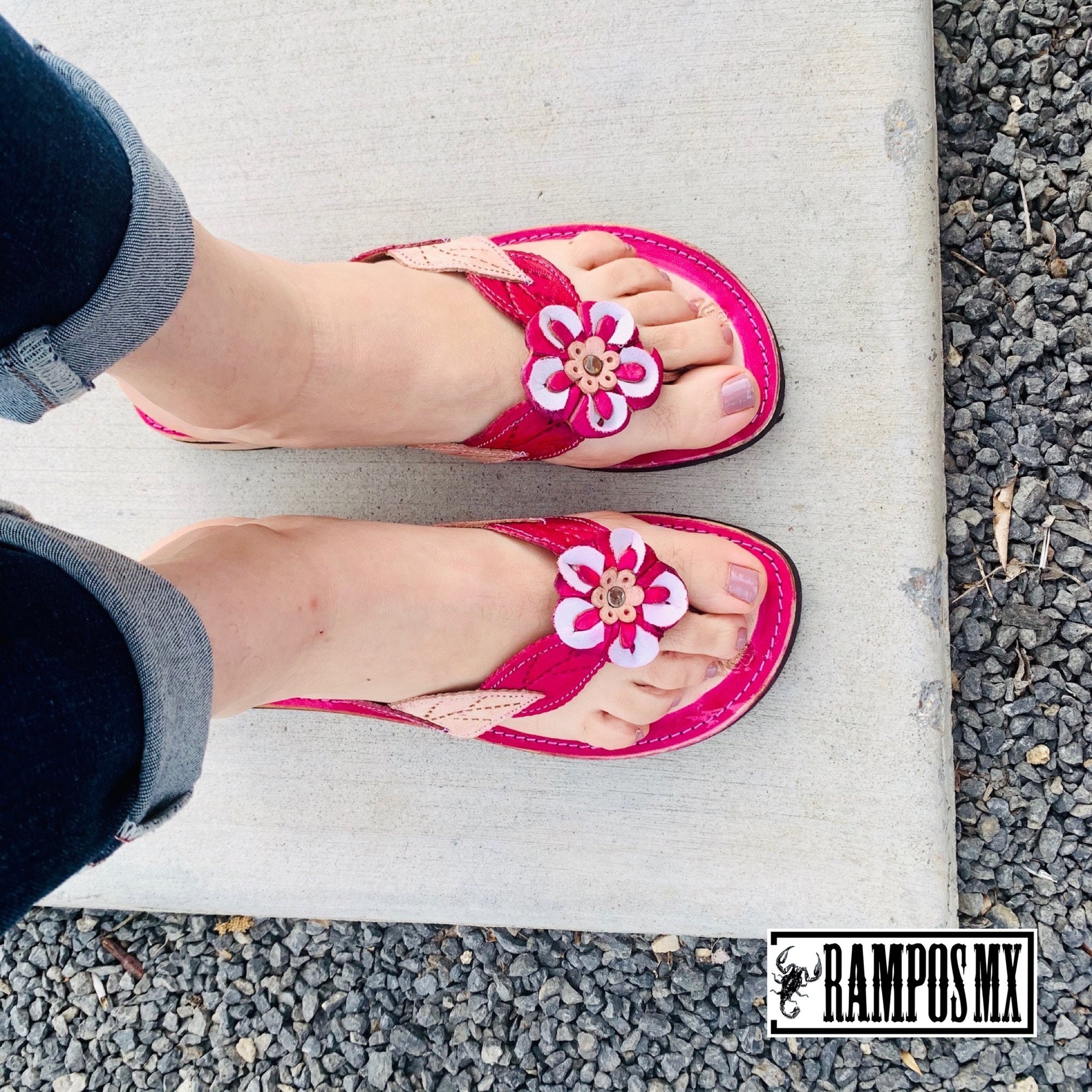 Womens Mexican Handmade Leather Huaraches Sandals Sandalias | Etsy