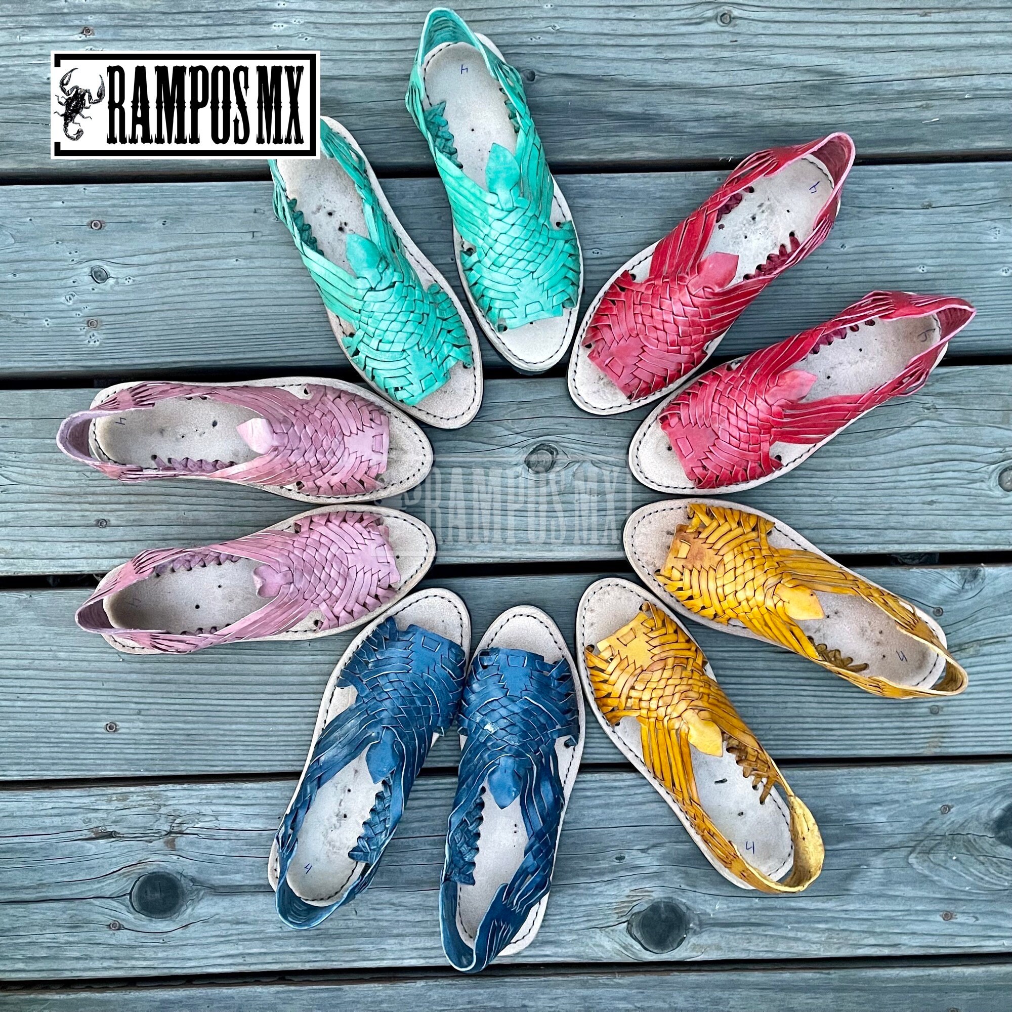 Womens Mexican Handmade Leather Pachucos Sandals Mexican - Etsy