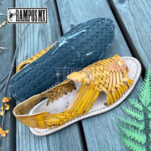 Womens Mexican Handmade Leather Pachucos Sandals, Mexican Huaraches ...