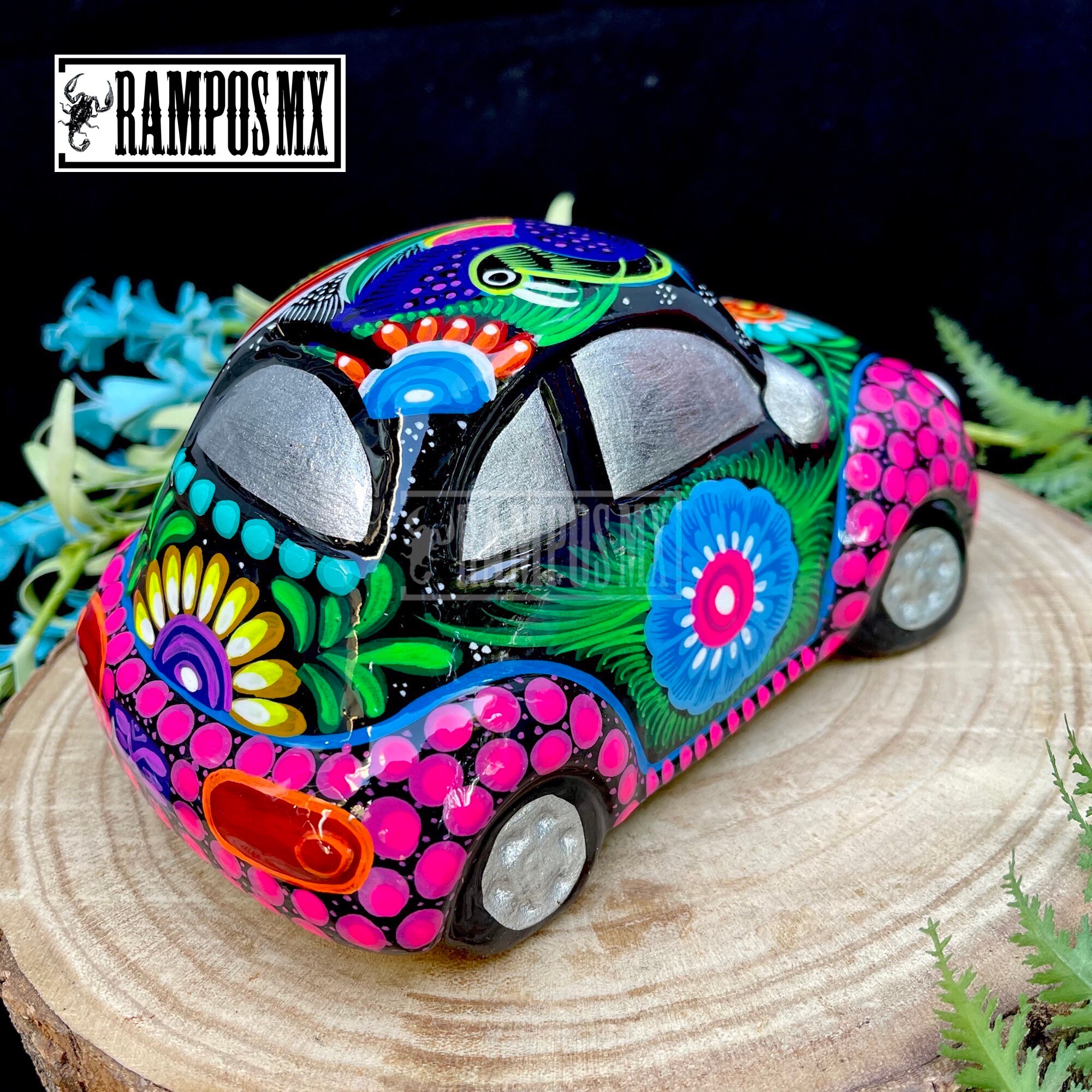 Beautiful Mexican Piggy Bank hand-painted Ceramic Piggy Coin - Etsy