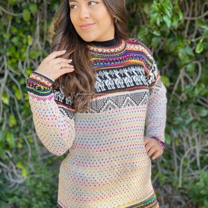 Mexican Embroidered Sweater ,mexican Boho Sweater ,mexican Bohemian ...