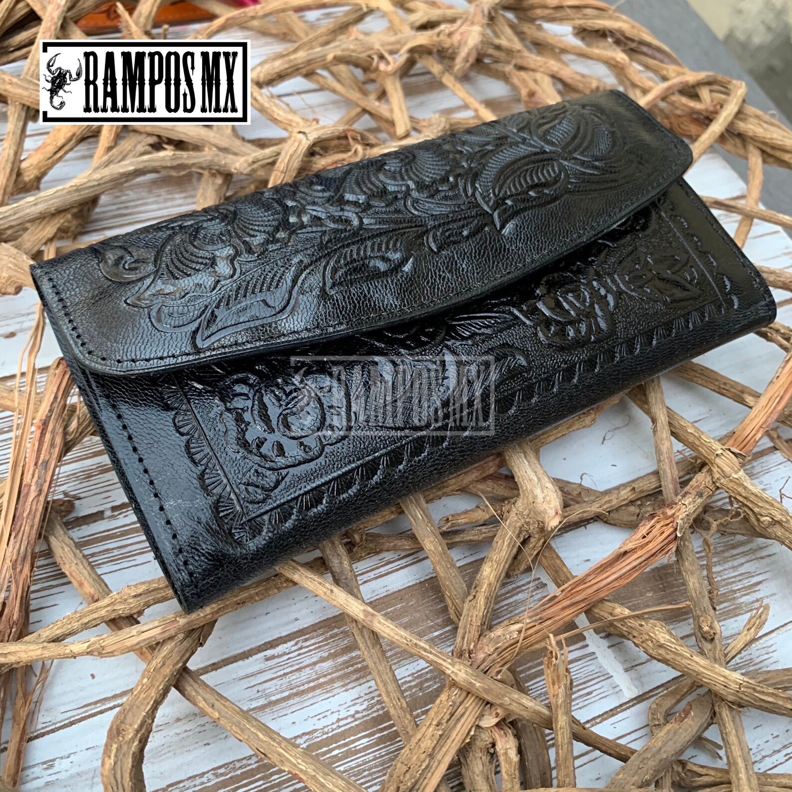 Mexican Women Wallet Handmade Genuine Trifold Leather Wallet - Etsy