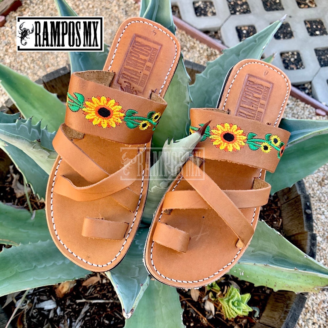 Womens Mexican Sandals Handmade Leather Huaraches Sandals | Etsy