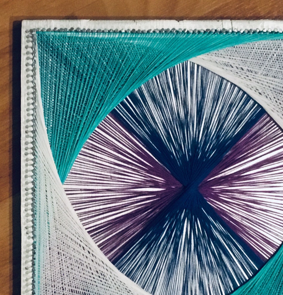 Multi-colored Homemade String Art Unique Pattern - Etsy