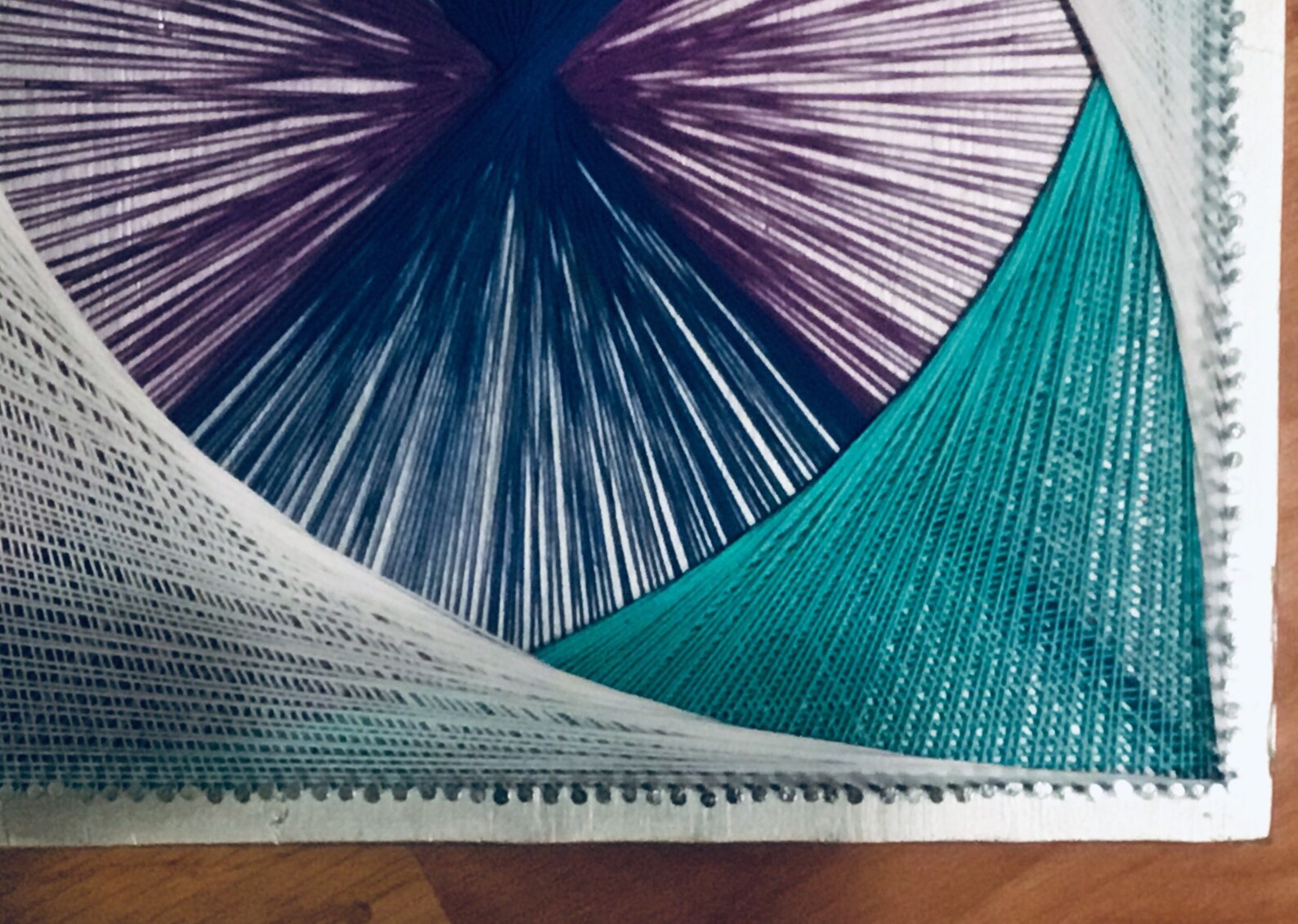 Multi-colored Homemade String Art Unique Pattern - Etsy