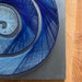 Homemade String Art - Blue Spiral - Etsy
