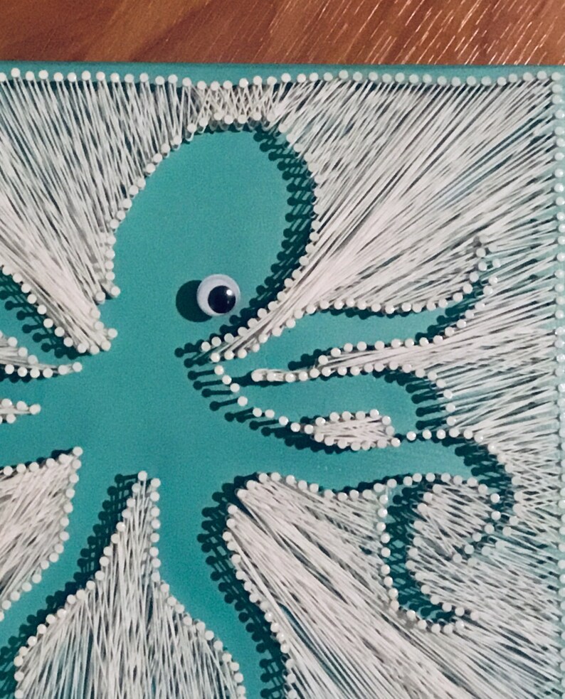 String Art Octopus Negative Space - Etsy