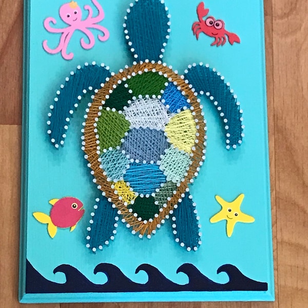 Turtle String Art - Etsy