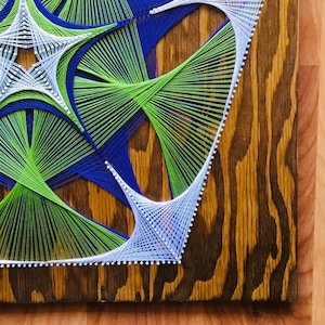 Colorful Pentagon String Art Wall Hanging - Etsy