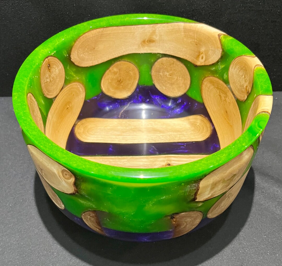 Homemade Bowl Made From Resin and Birch Tree Limbs - Etsy