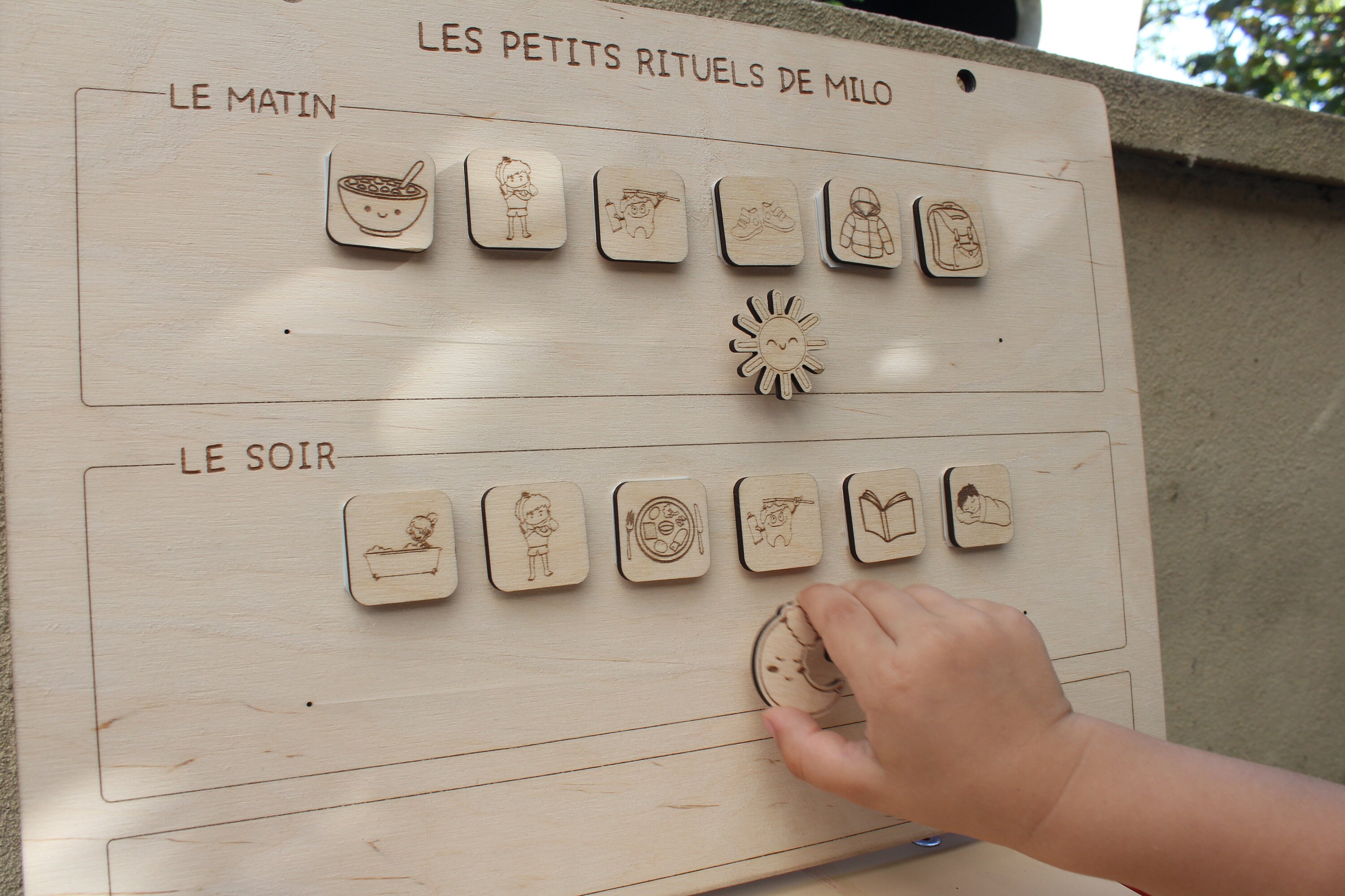 Tableau de routine enfant personnalisé - Etsy France
