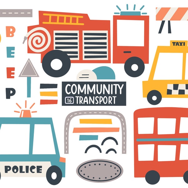 Community Helpers Clipart - Etsy