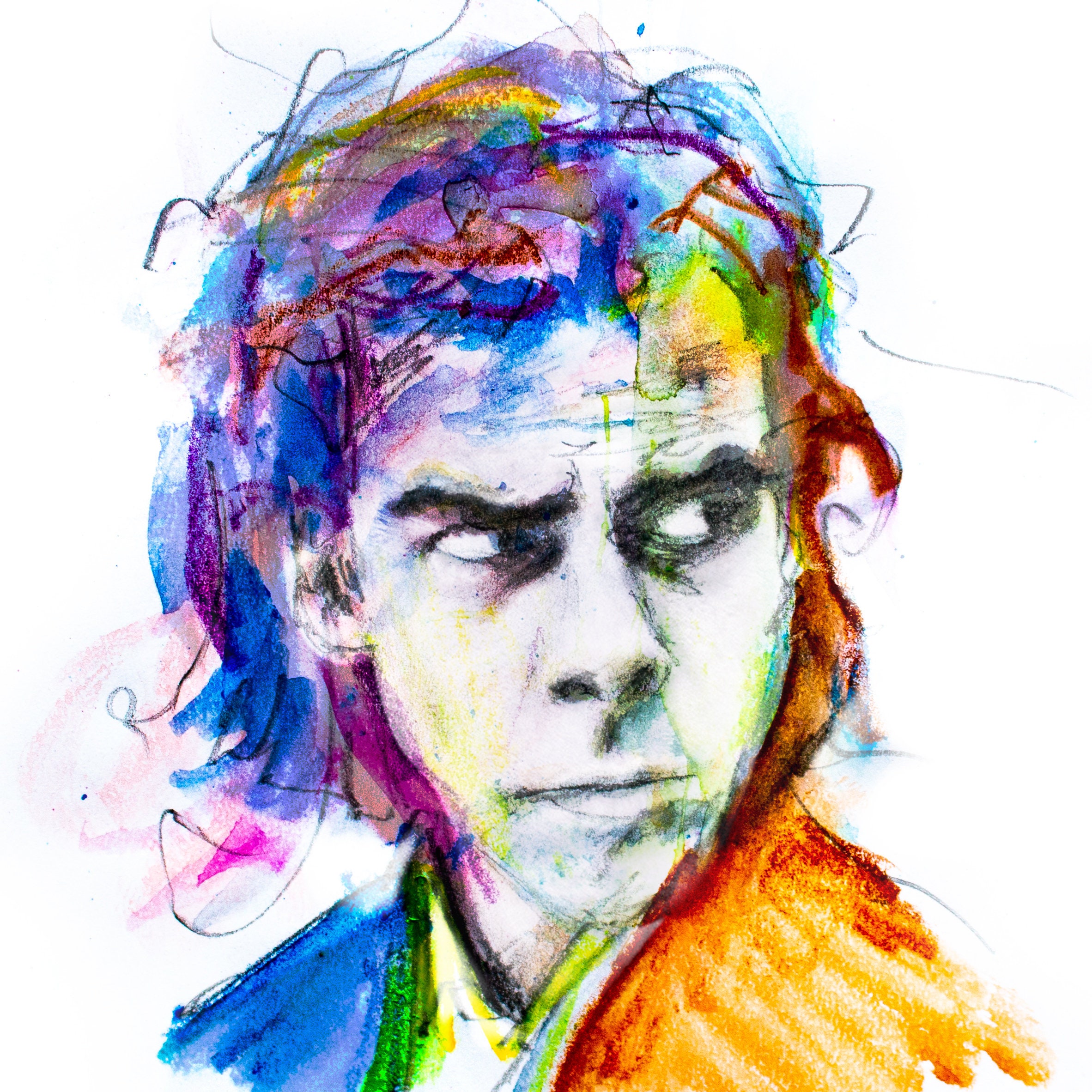 Nick Cave. Music. Artist. A4 Print. A3 Print. Poster - Etsy