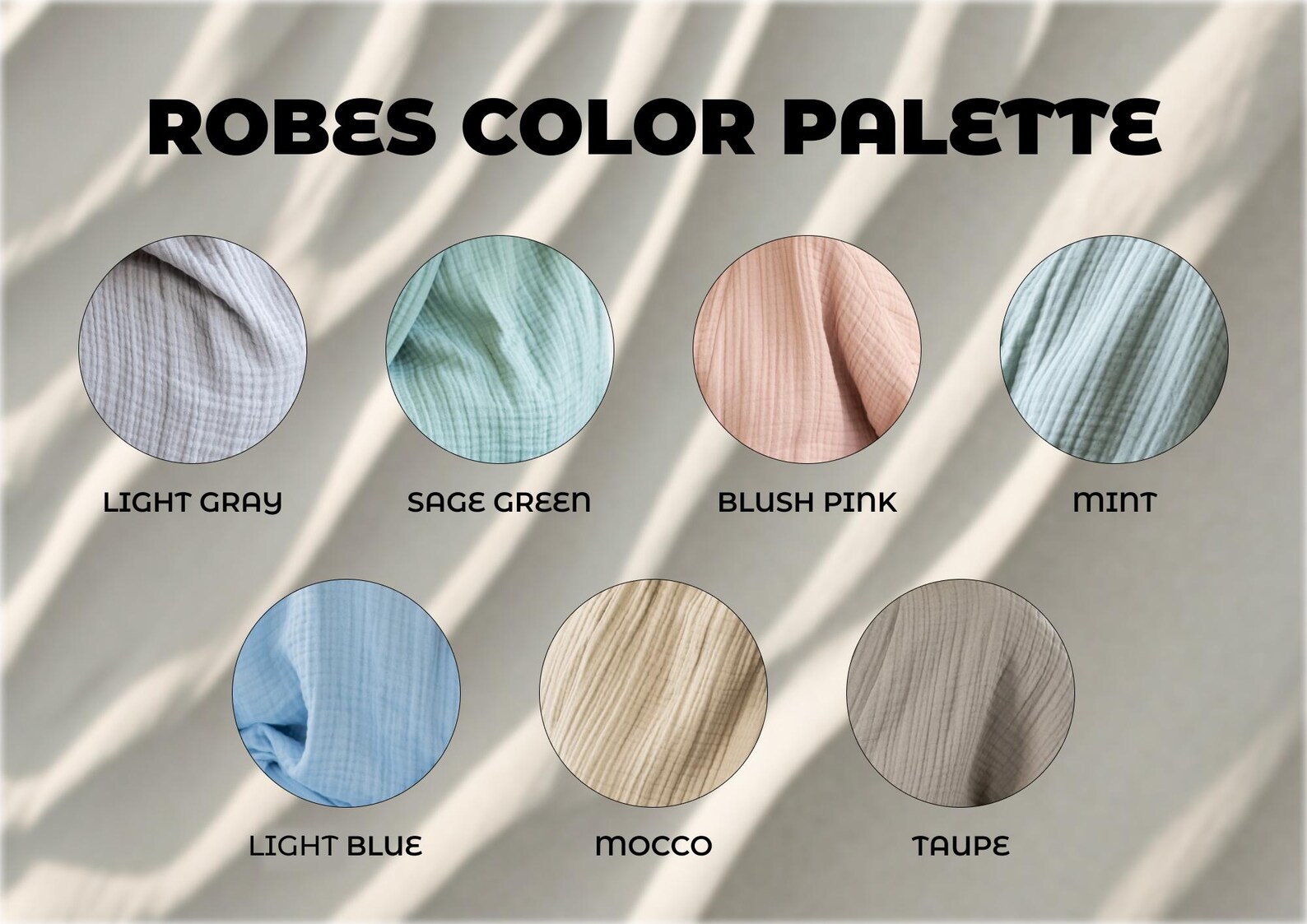 Light Blue Hotel Muslin Robe, Luxury Bath Robe, Cotton Waffle Robe ...