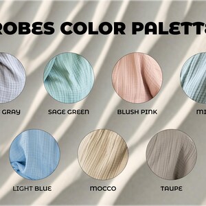 Light Blue Hotel Muslin Robe, Luxury Bath Robe, Cotton Waffle Robe ...