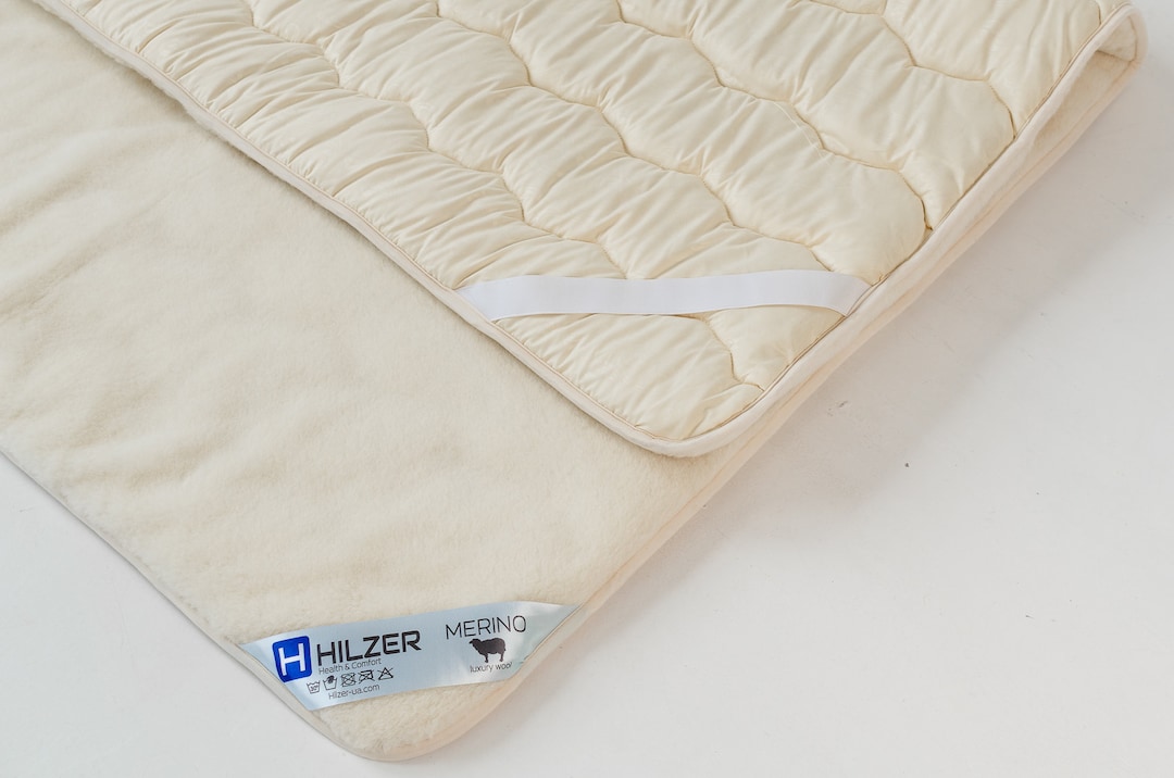 Natural Organic Merino Wool Mattress Topper, Nap Mat, Natural Bedding ...