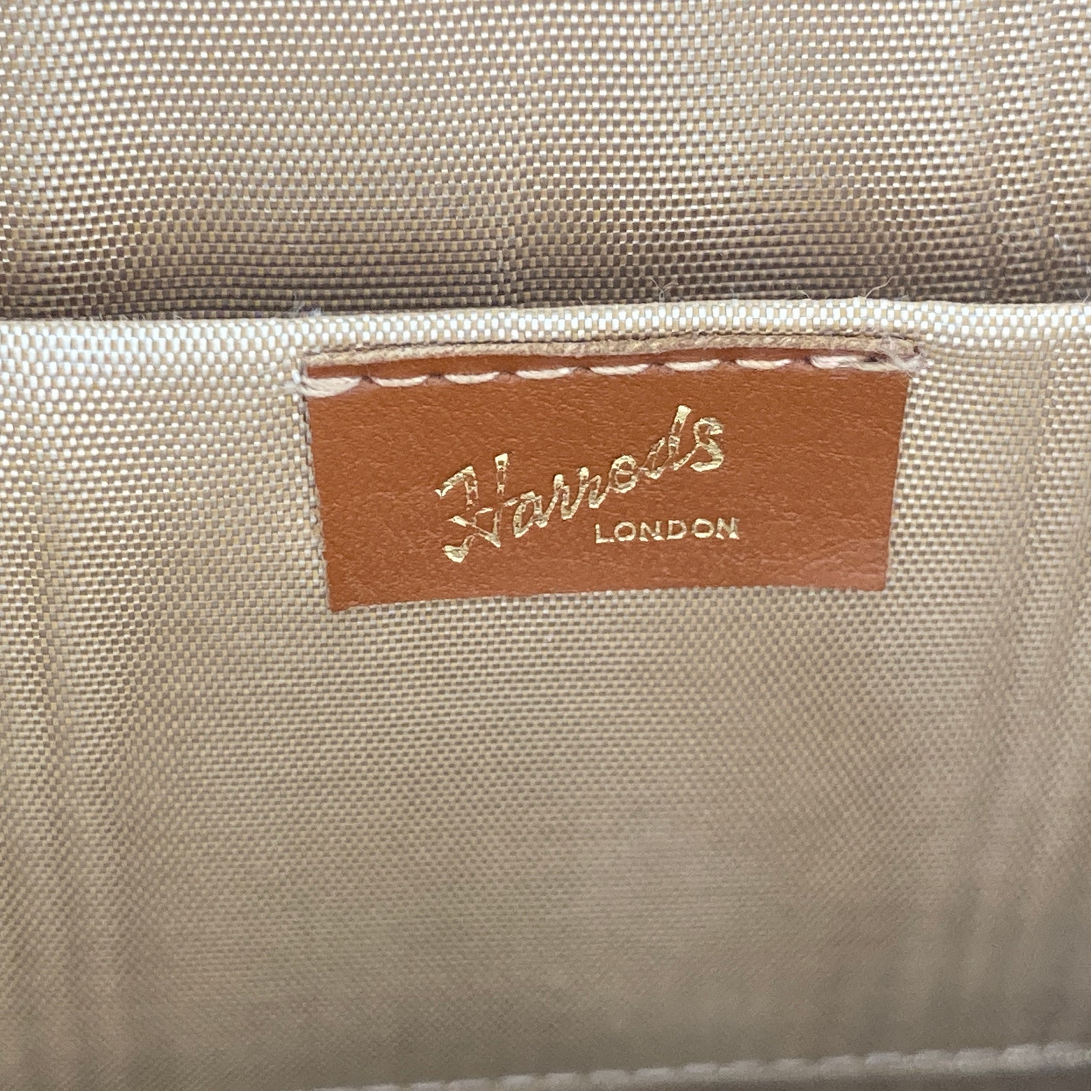 Elegant Vintage Harrods 50s Ginger/tan Leather Top Handle Bag + Coin ...